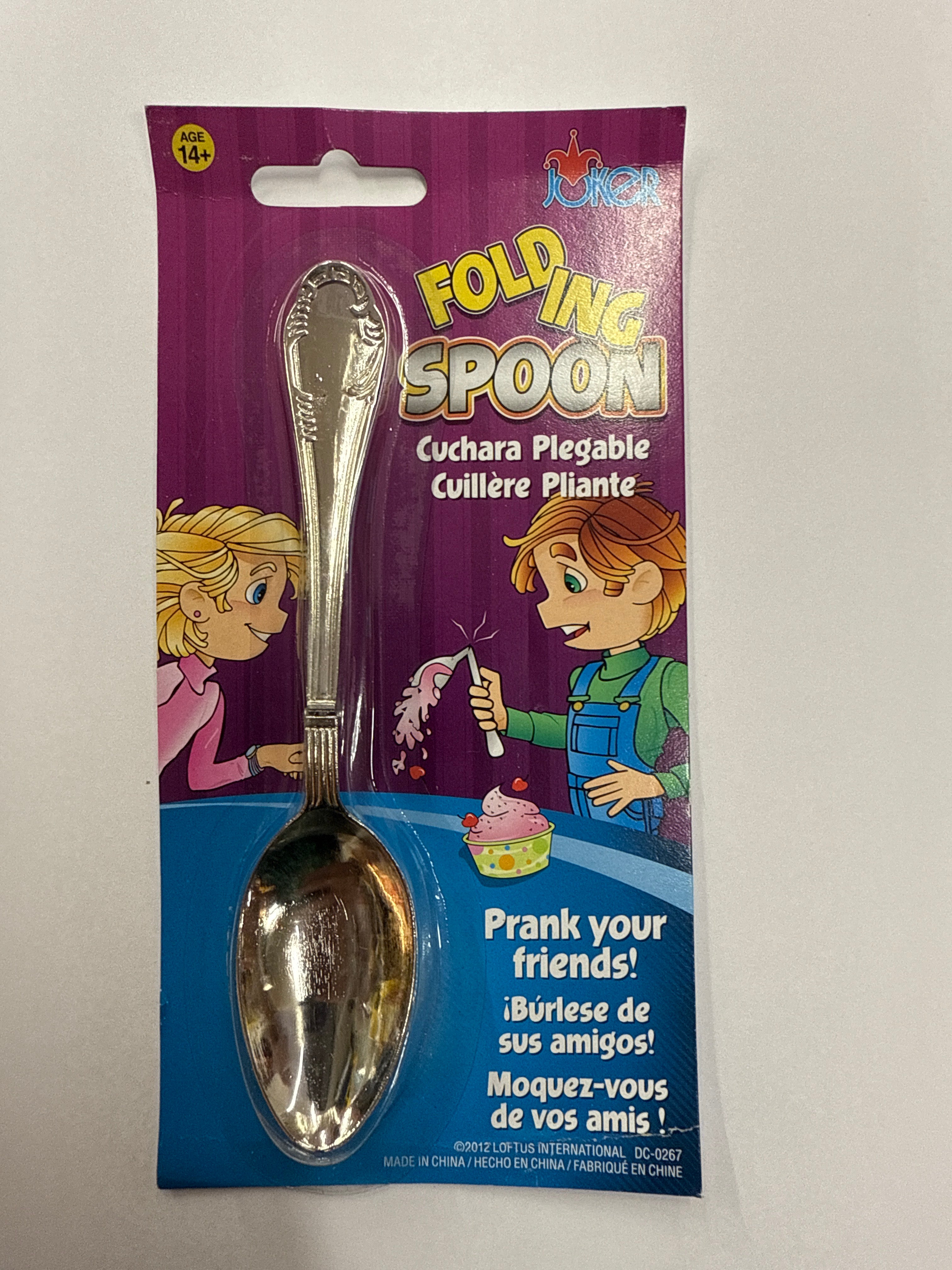 Folding Spoon – The Scarborough Joke Shop