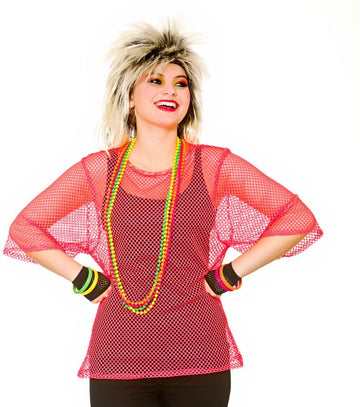 80s netted top